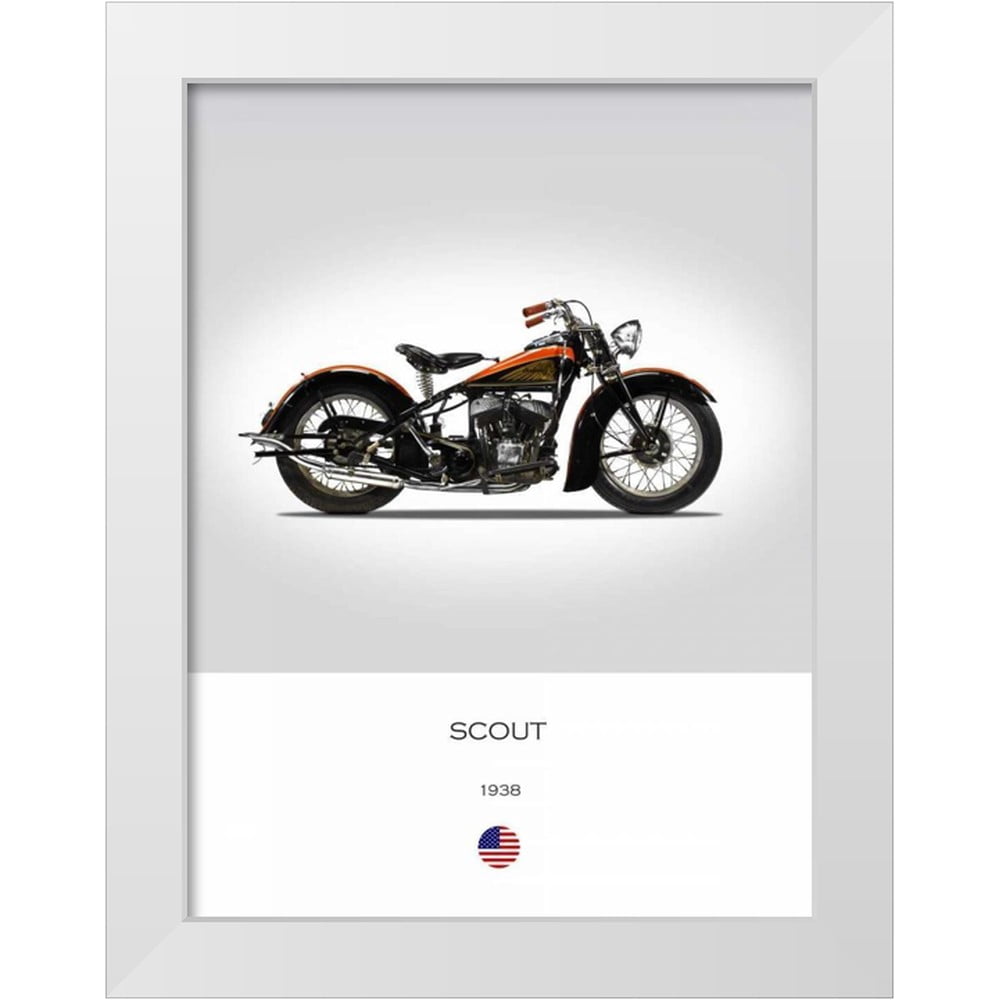 Rogan, Mark 25x32 White Modern Wood Framed Museum Art Print Titled ...