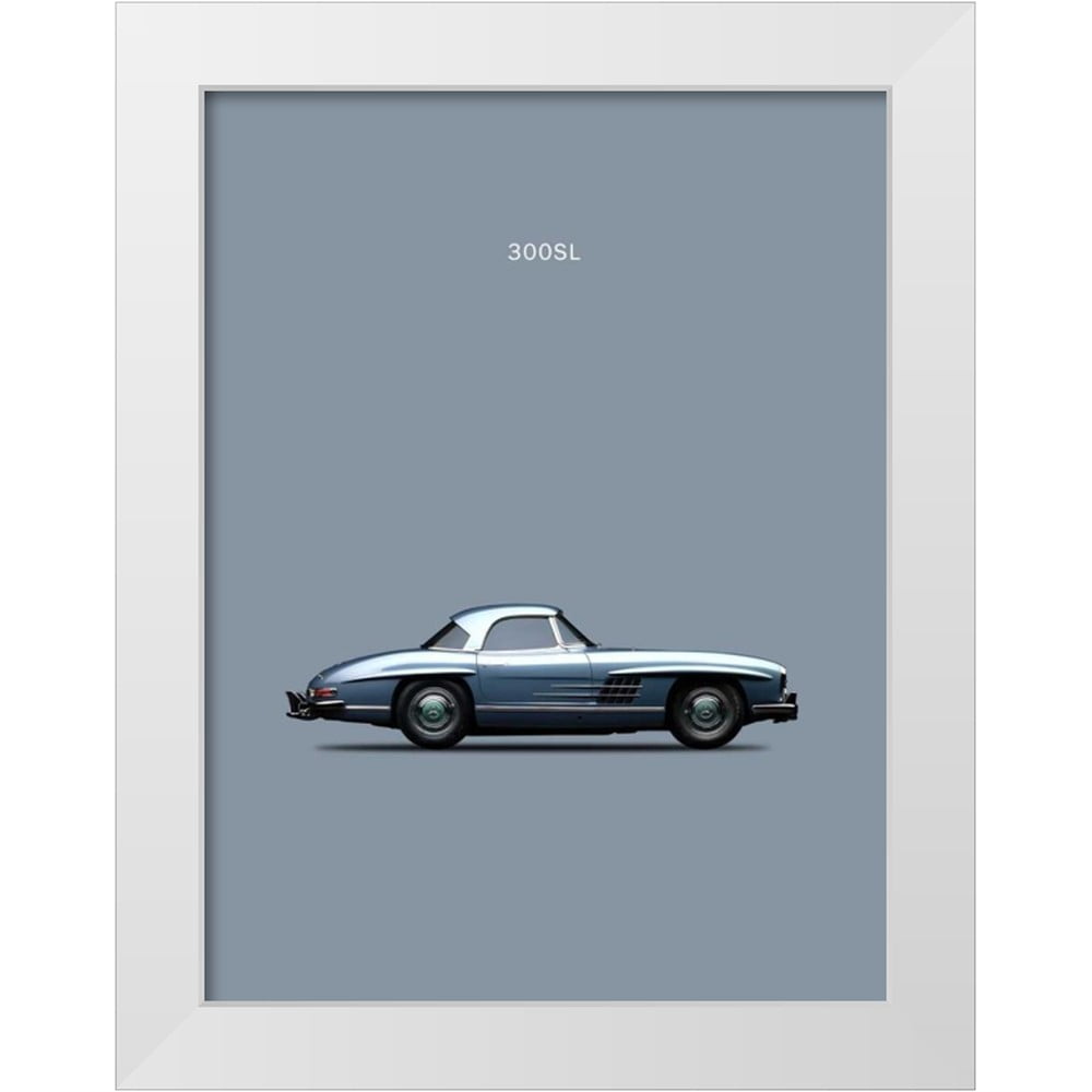 Rogan, Mark 25x32 White Modern Wood Framed Museum Art Print Titled ...