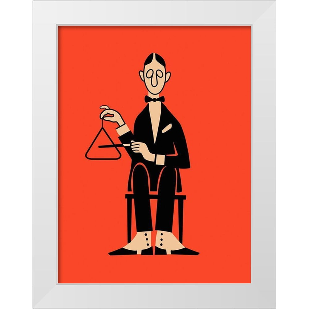 Rogan, Mark 25x32 White Modern Wood Framed Museum Art Print Titled ...
