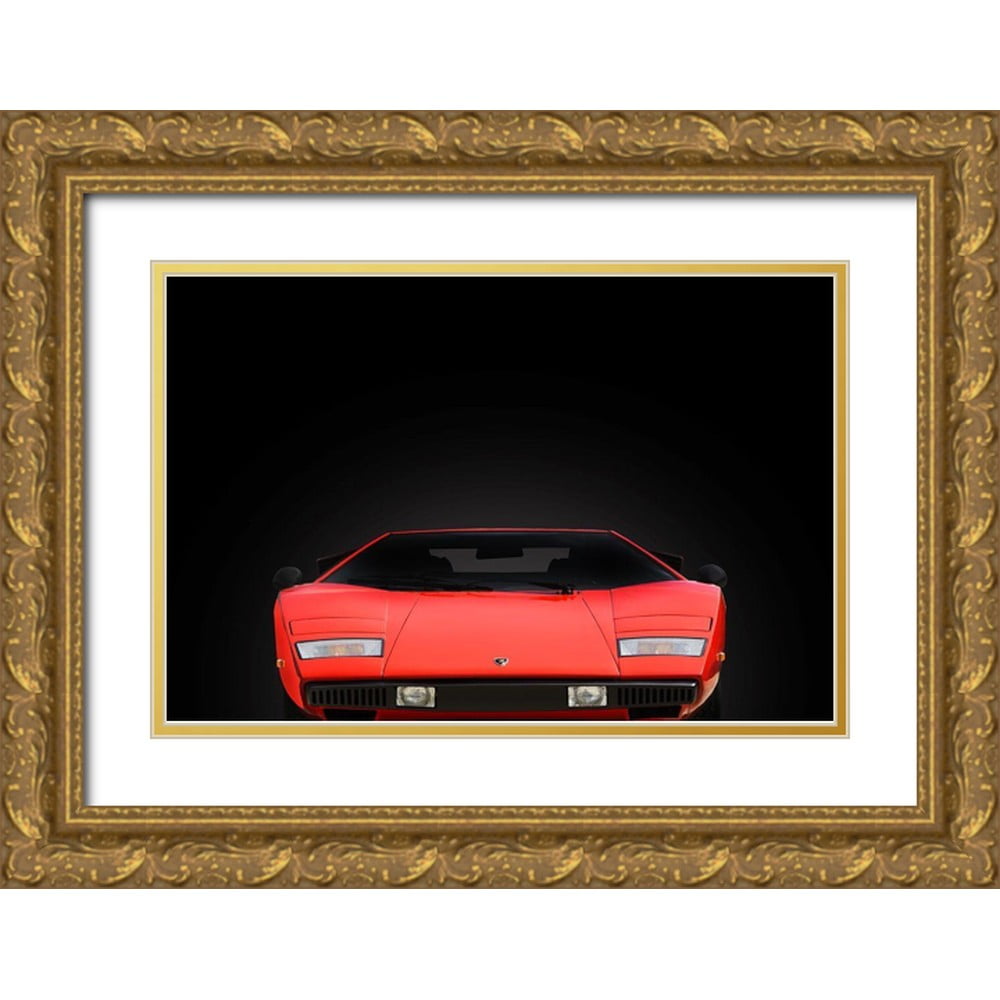 Rogan, Mark 32x23 Gold Ornate Wood Framed with Double Matting Museum ...