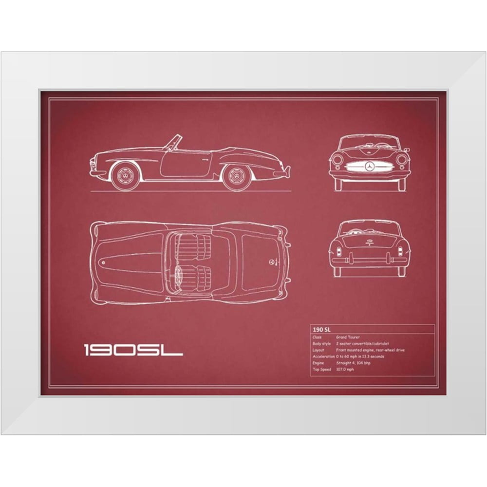 Rogan, Mark 32x25 White Modern Wood Framed Museum Art Print Titled ...