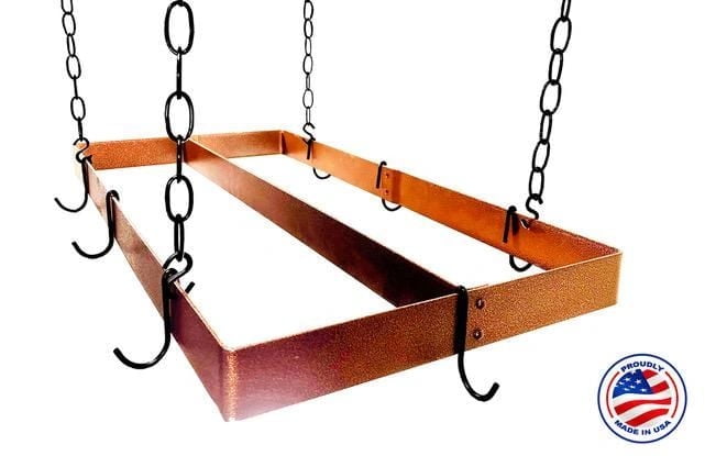 Copper Pot Hanging Rack