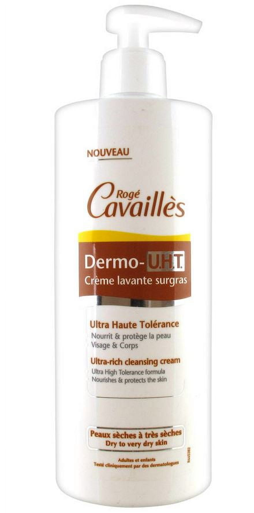 Roge Cavailles Dermo U.H.T Ultra Rich Cleansing Cream, 500ml, for Very ...