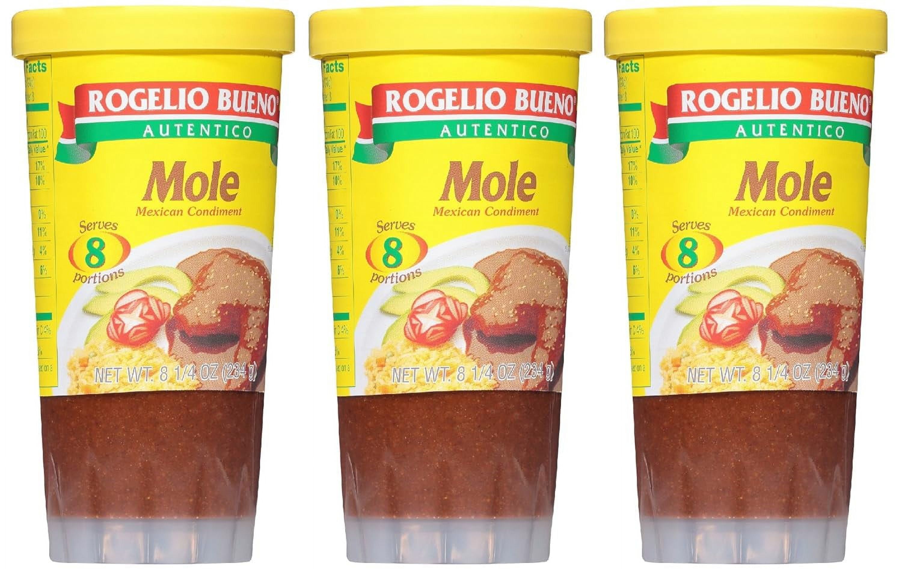 Rogelio Bueno Mexican Condiment Mole, 8.25 oz (Pack of 3) - Walmart.com