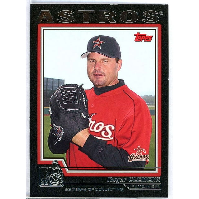 Roger Clemens Card 2004 Topps Black #518 - Walmart.com