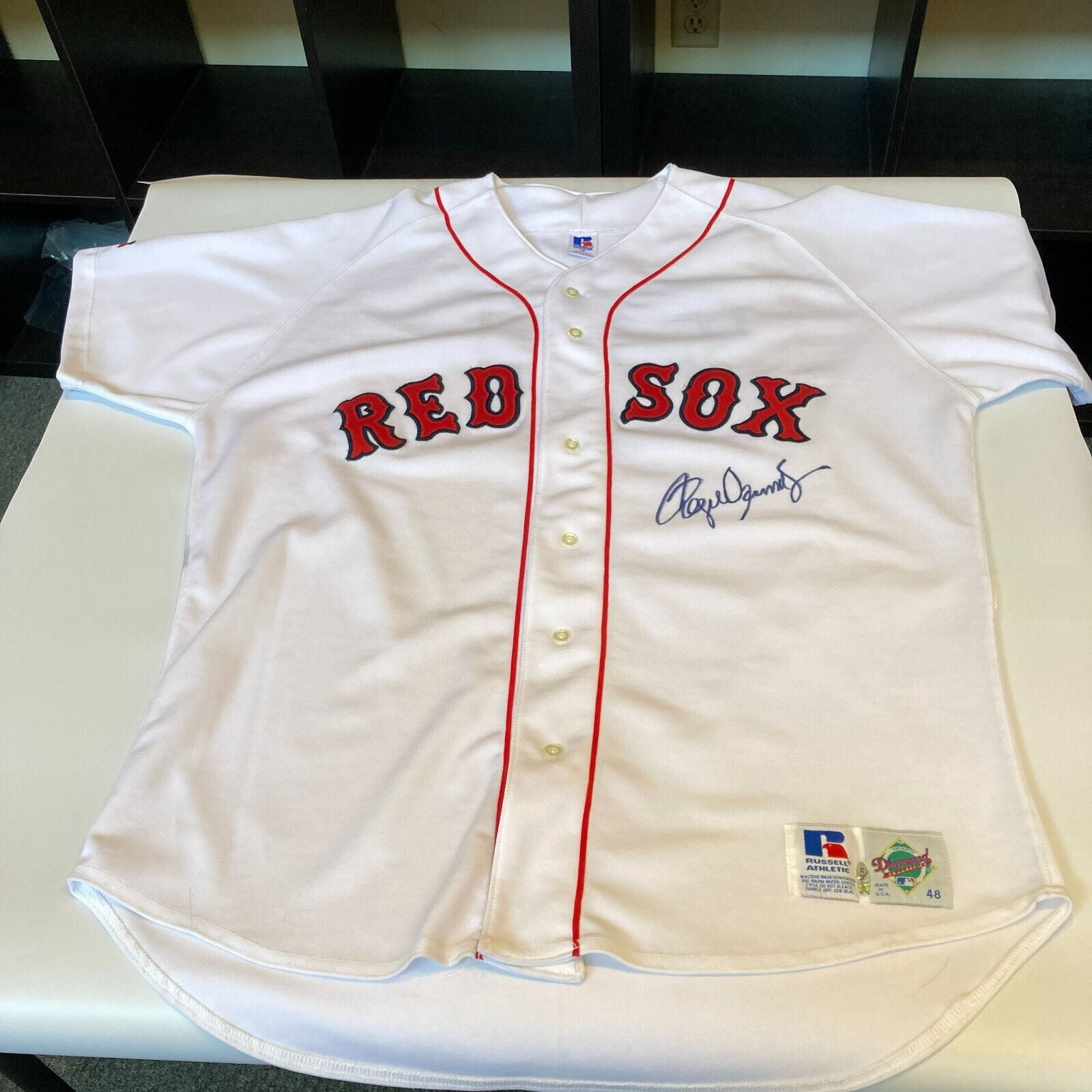 Roger Clemens Signed 1990's Russell Game Model Jersey Upper Deck UDA ...