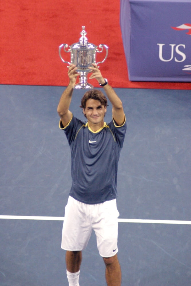 Roger Federer In Attendance For U.S. Open Tennis Championship Finals ...