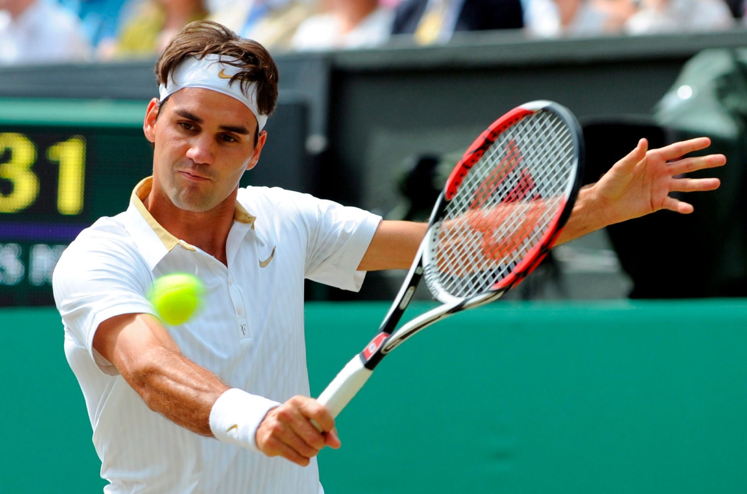 Roger Federer Poster Print Backhand Tennis Art Poster 24x36 Multi-Color ...