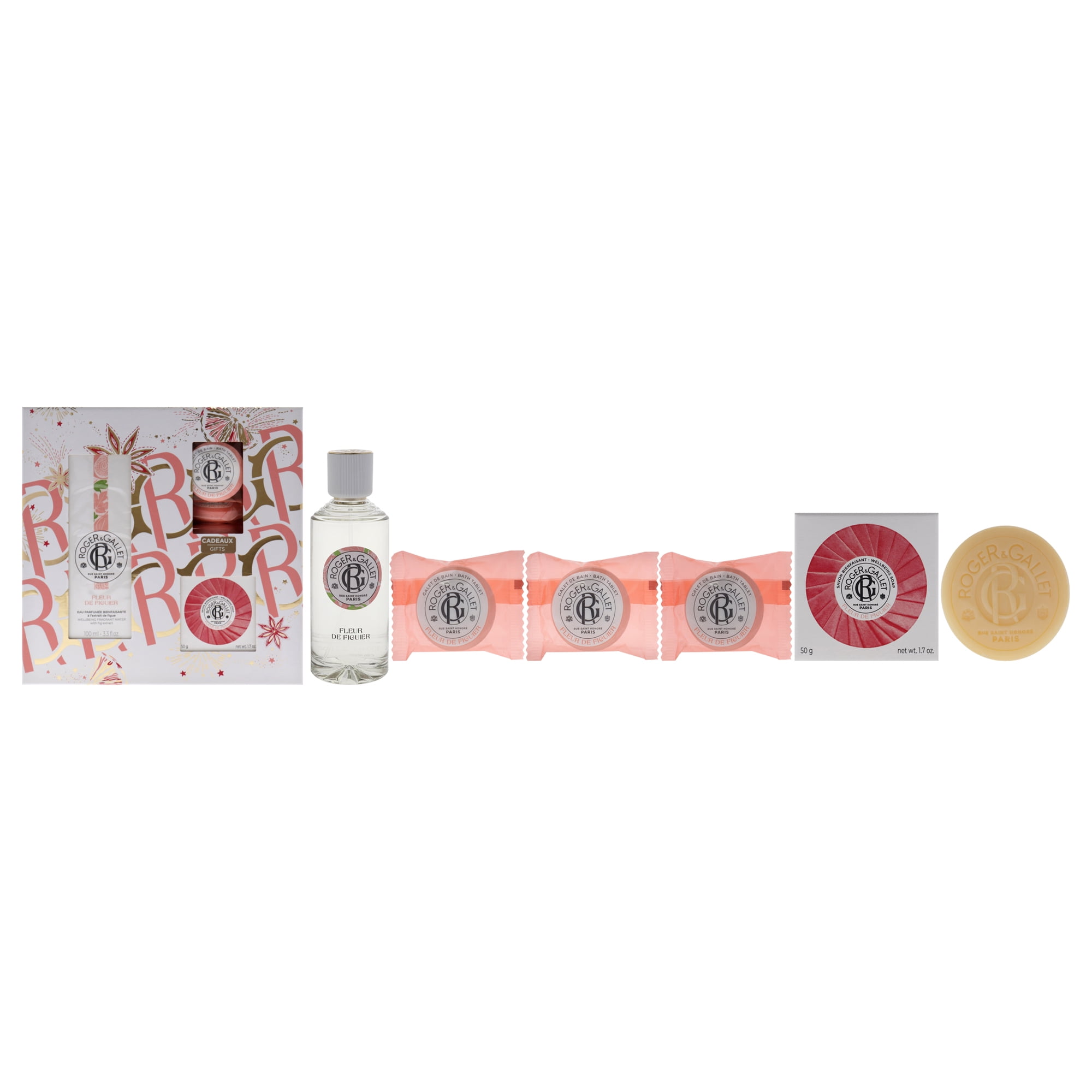 Roger & Gallet Fleur De Figuier 5 piece Fragrance Womens Gift Set NIB ...