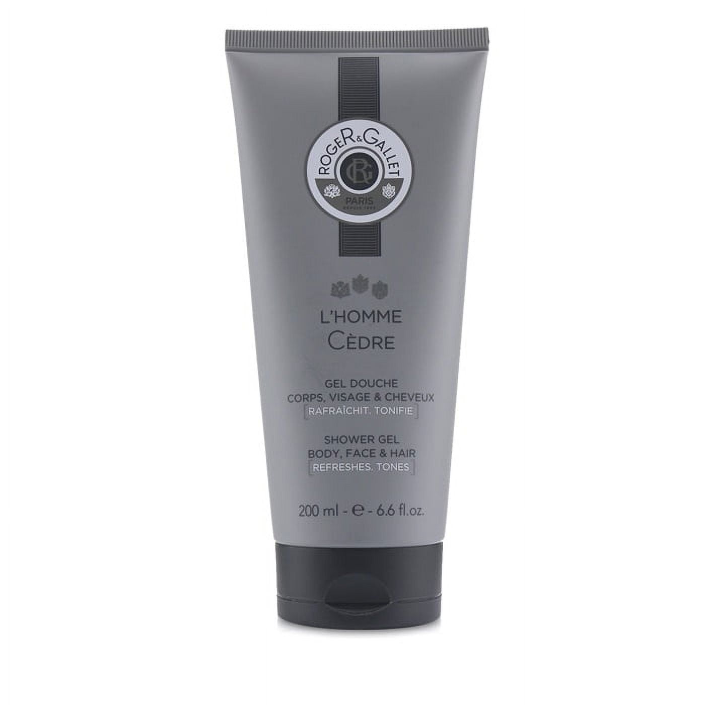 Roger & Gallet L'Homme Cedre Shower Gel 200ml/6.6oz - Walmart.com