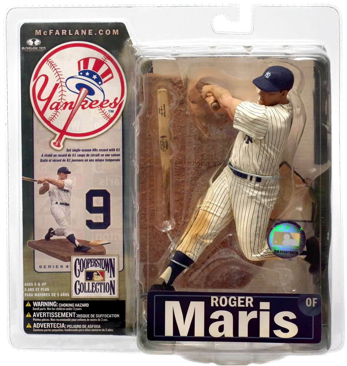 McFarlane Toys Roger Maris Action Figure, Yankees Baseball Player ...