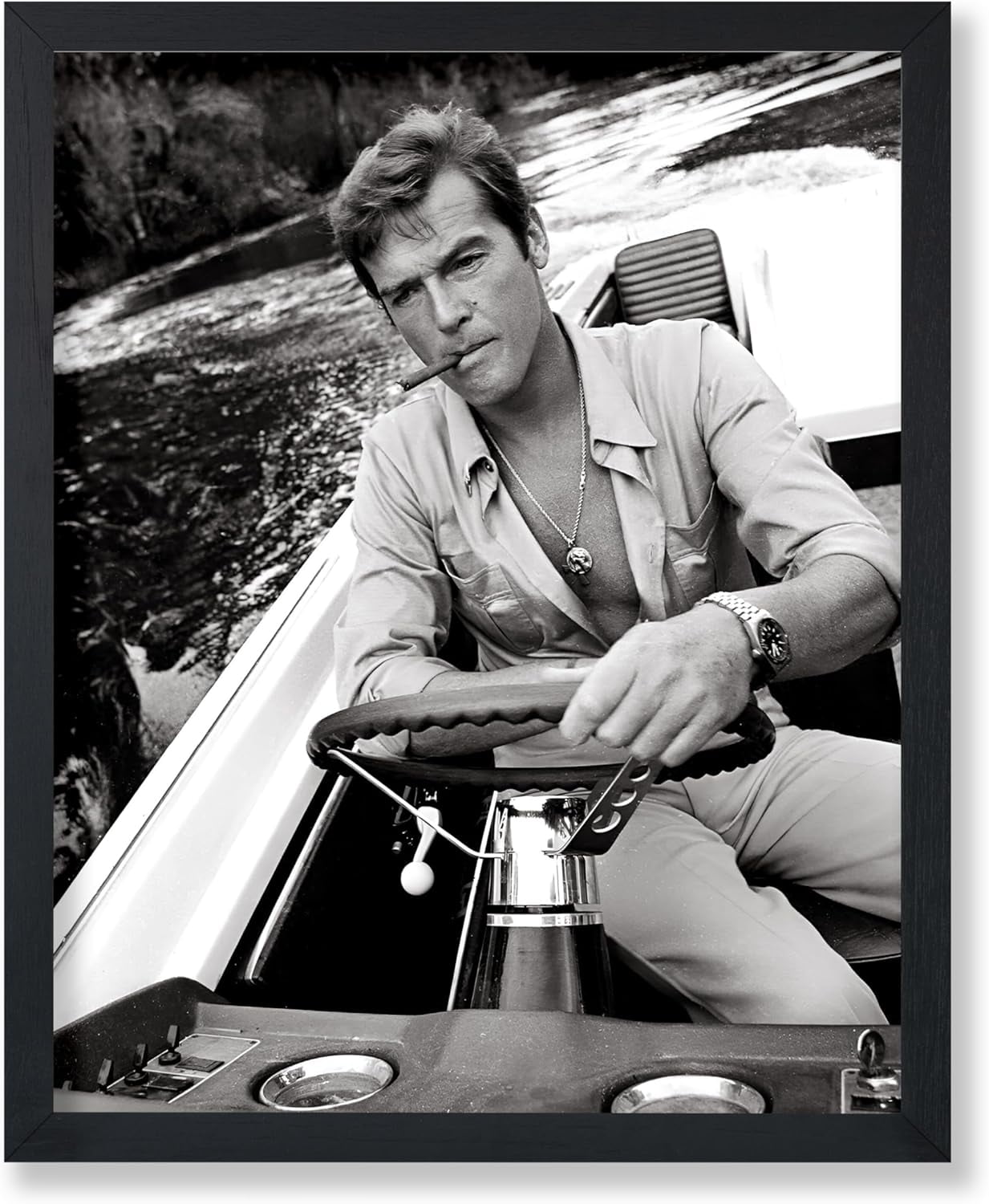 Roger Moore Poster - Celebrity Print - Photography Art - Iconic Art ...