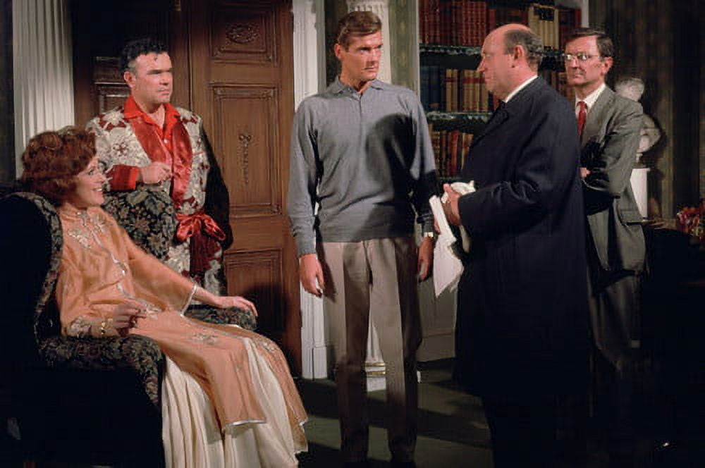 Roger Moore and Ivor Dean in The Saint classic TV 24x36 Poster ...