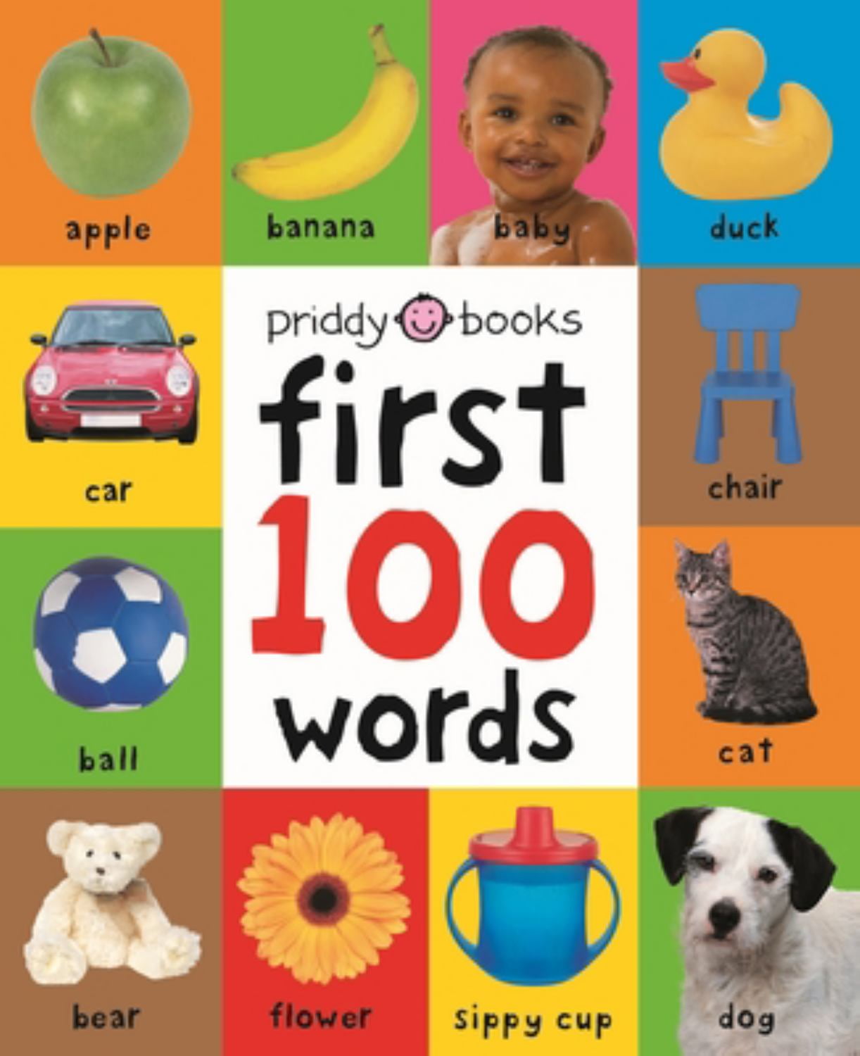 Roger Priddy First 100 Words Padded Board Book for Babies and Toddlers ...