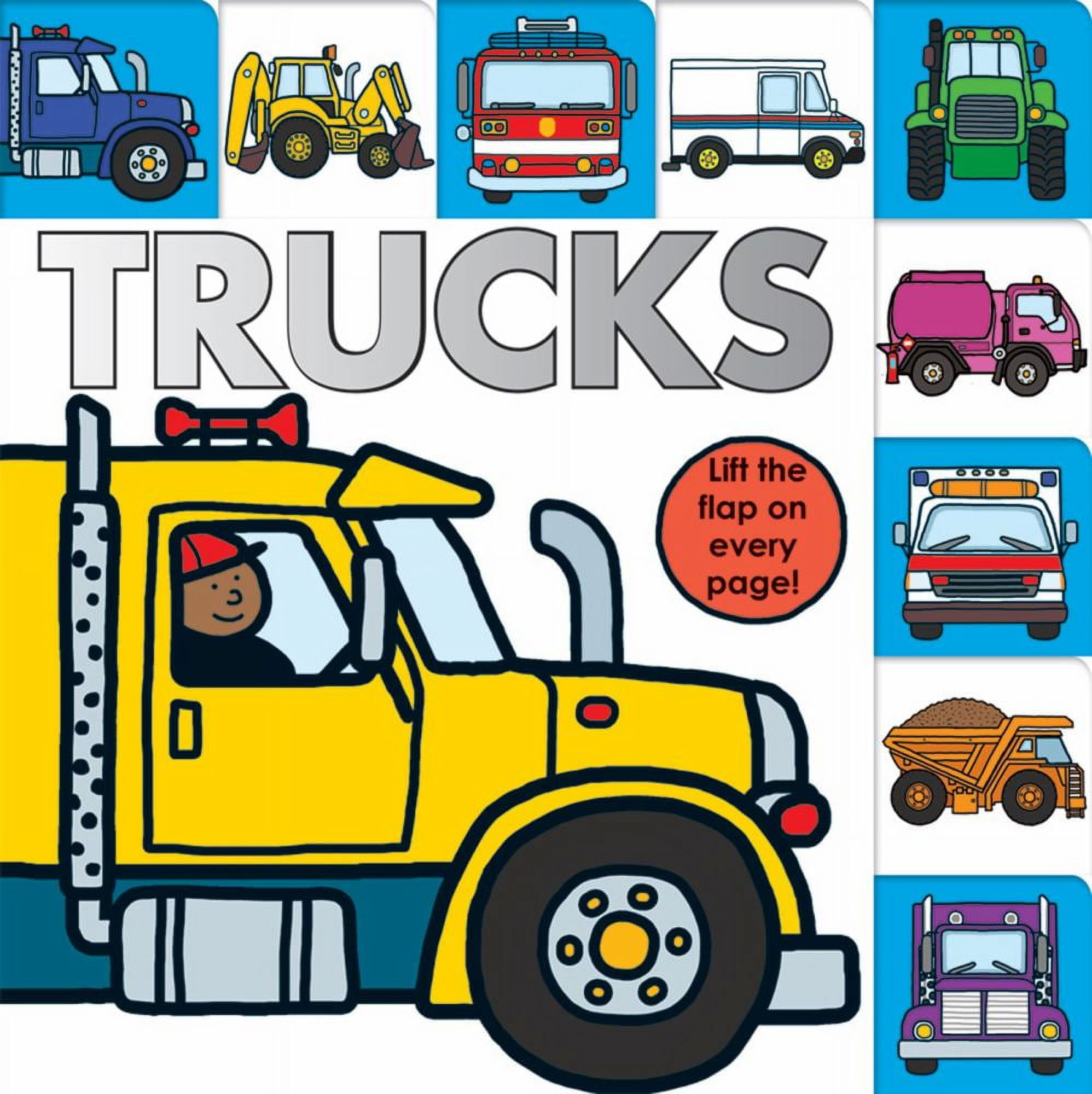 Lift-The-Flap Tab: Trucks: An Interactive Board Book for Little Fans of ...