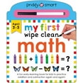 Roger Priddy: My First Wipe Clean: Math (Board Book) - Walmart.com