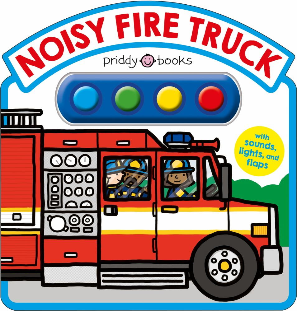 Noisy Fire Truck Sound Book for Toddlers with Interactive Wheels (Board ...