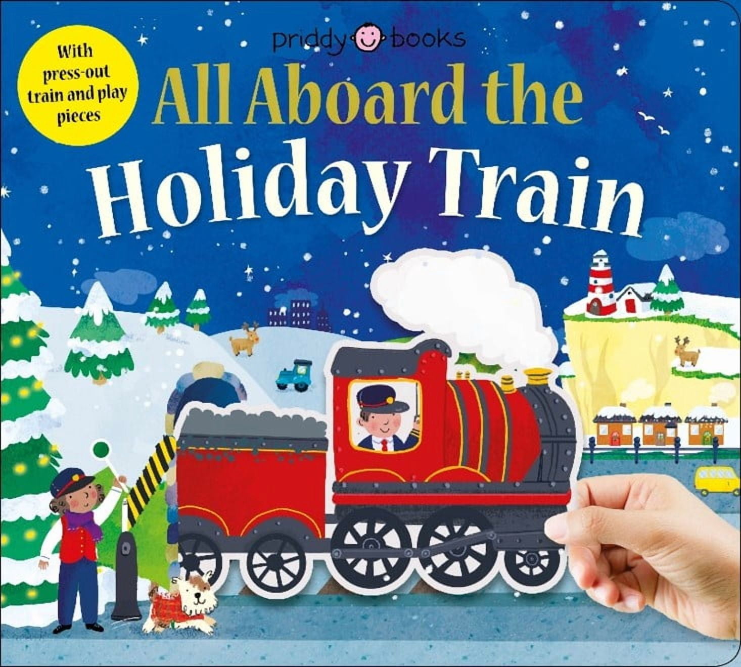 Roger Priddy: Slide Through: All Aboard the Holiday Train (Board Book ...