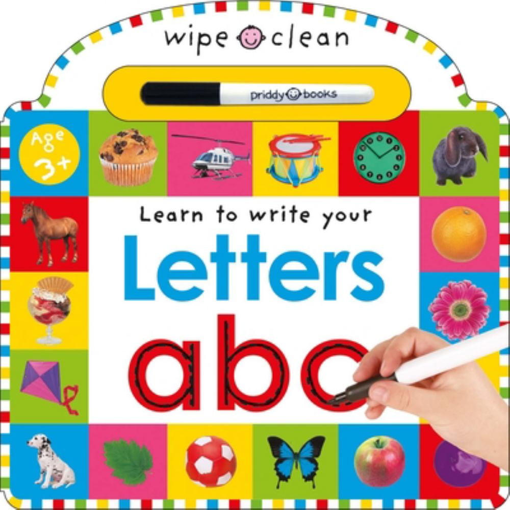 Roger Priddy Wipe Clean Letters Hardcover for Learning to Write ABCs ...
