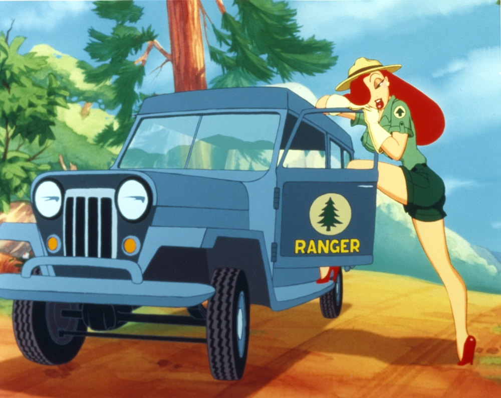 Roger Rabbit Jessica Rabbit in Forest Ranger Outfit Photo Print (24 x ...