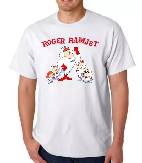 Roger Ramjet T-Shirt Cartoon Tee Hanna Barbera Total Television ...