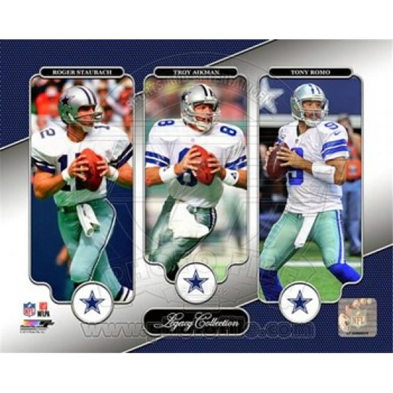 Roger Staubach Troy Aikman & Tony Romo Legacy Collection Sports Photo ...