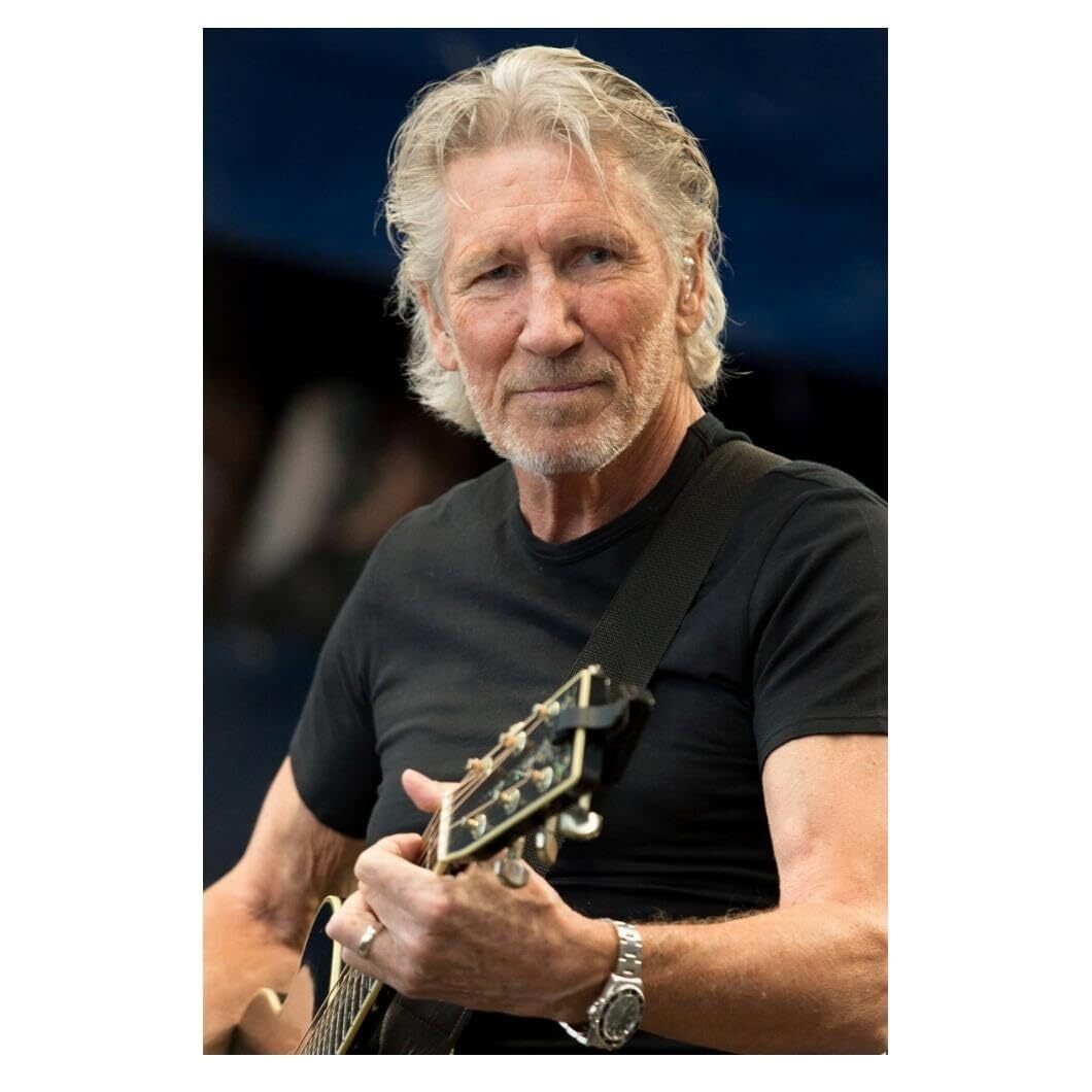 Roger Waters Modern Photo Portrait Poster Legendary Bassist Music Icon Recent Wall Art Print Old ...