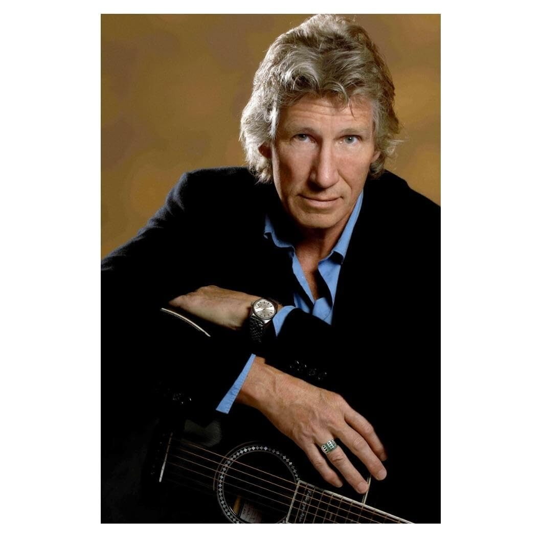 Roger Waters Modern Portrait Poster Rock Music Legendary Icon Wall Art ...
