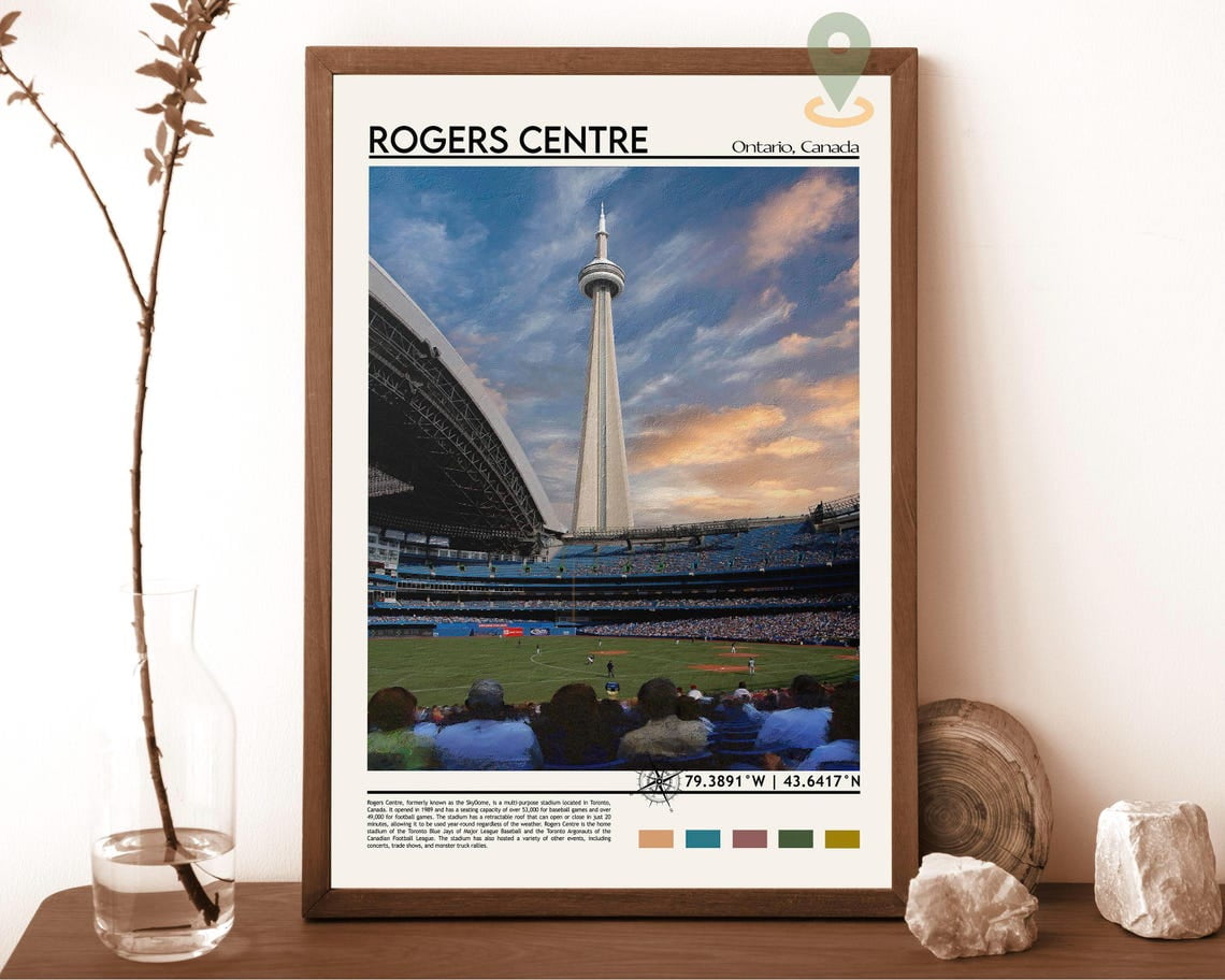 Rogers Centre Print, Rogers Centre Poster, Rogers Centre Wall Art ...