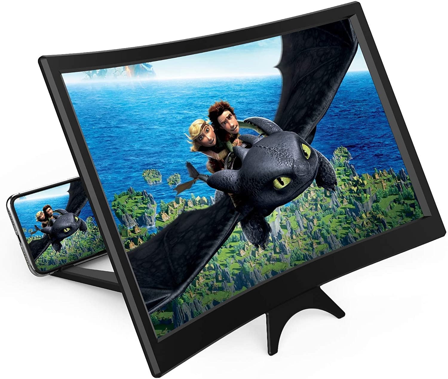Rogo 3D Smartphone Mobile Viewer, HD Screen Amplifier for Movies ...