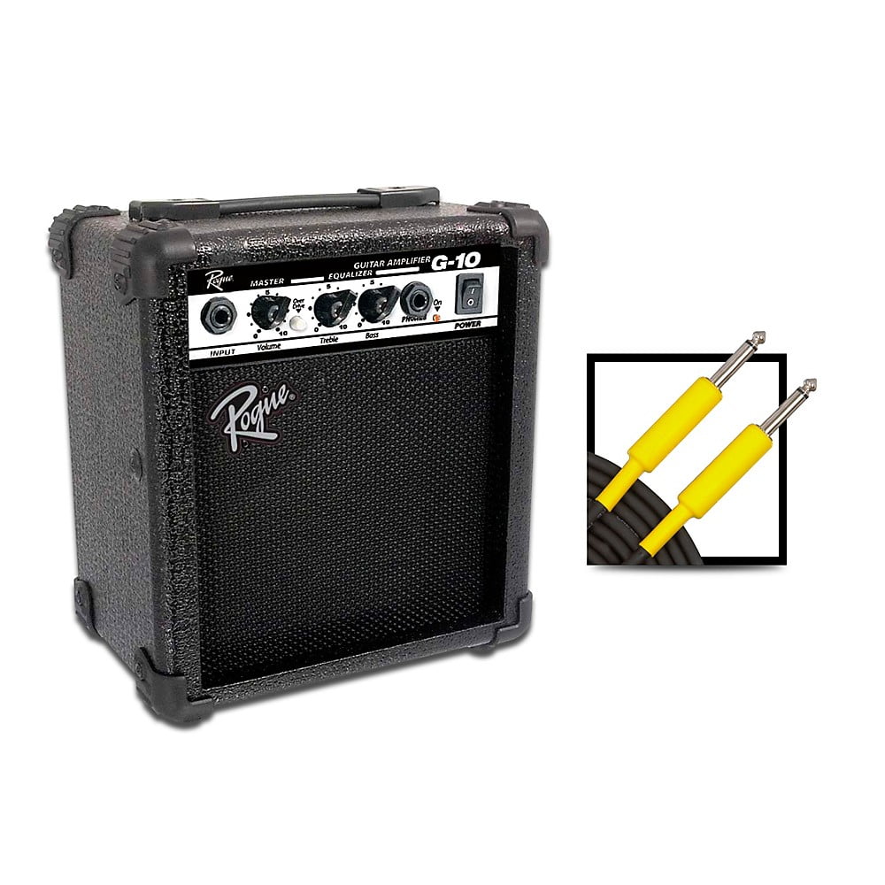 Rogue G-10 Portable Small Electric Amplifier 10W 1x5 Guitar Combo Amp ...