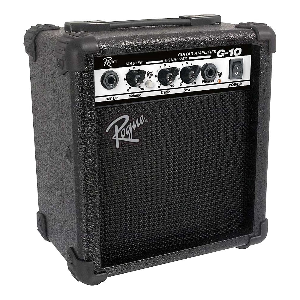 Rogue G-10 10W 1x5 Guitar Combo Amp Black - Walmart.com