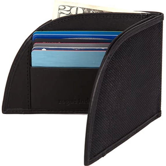 Rogue Industries Slim Front Pocket Wallet - Ballistic Nylon, Leather ...