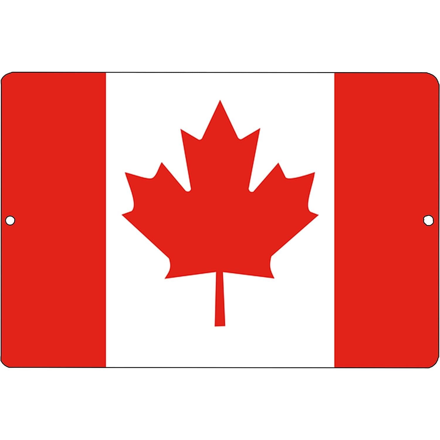 Rogue River Tactical Canada Flag Metal Tin Sign Wall Decor Man Cave Bar ...