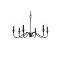 Rohan 30 inch chandelier in matte black - Walmart.com