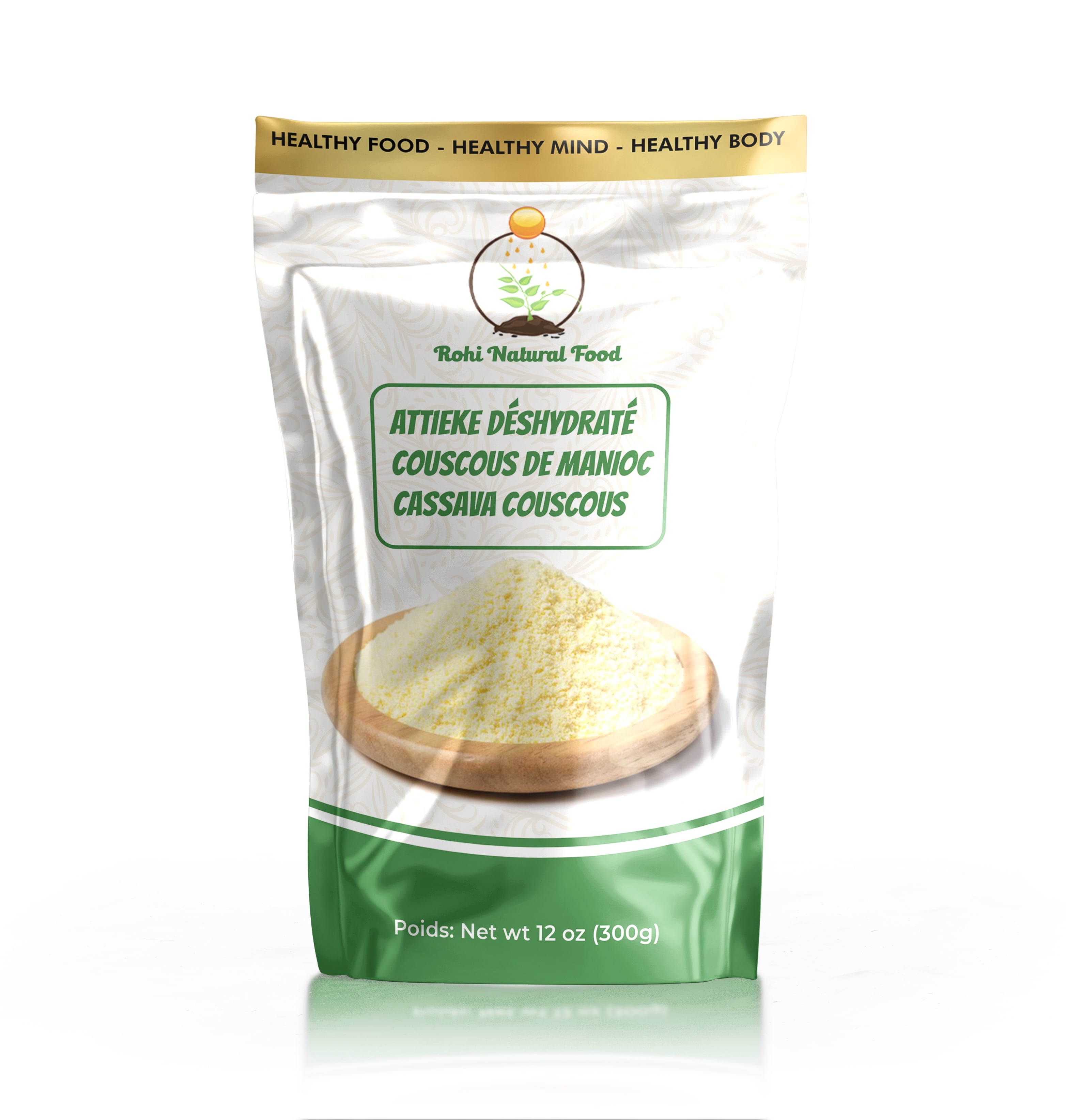 Rohi Natural Food SCH4 Attieke - Cassava Couscous| AIP Rice| Paleo ...