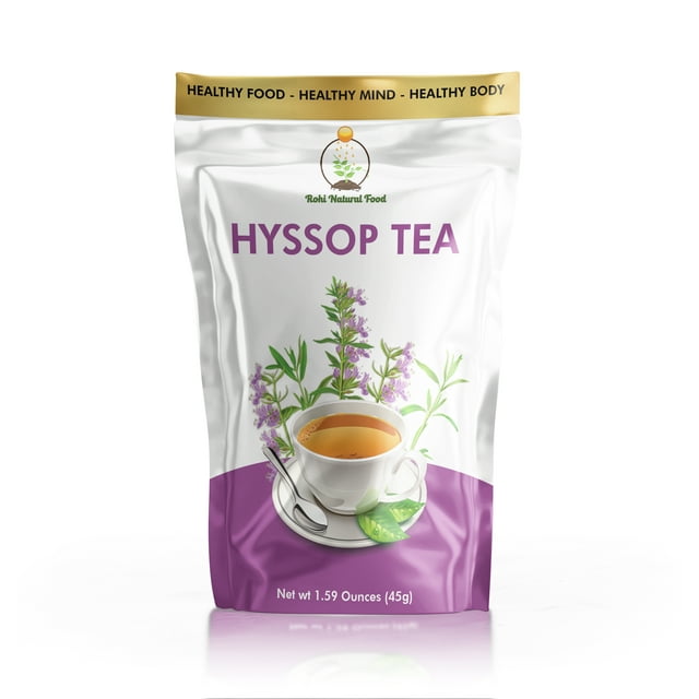 Rohi Fresh Herbal Hyssop Leaf Tea, 30 Count | 100% Pure Leaves | Cough ...