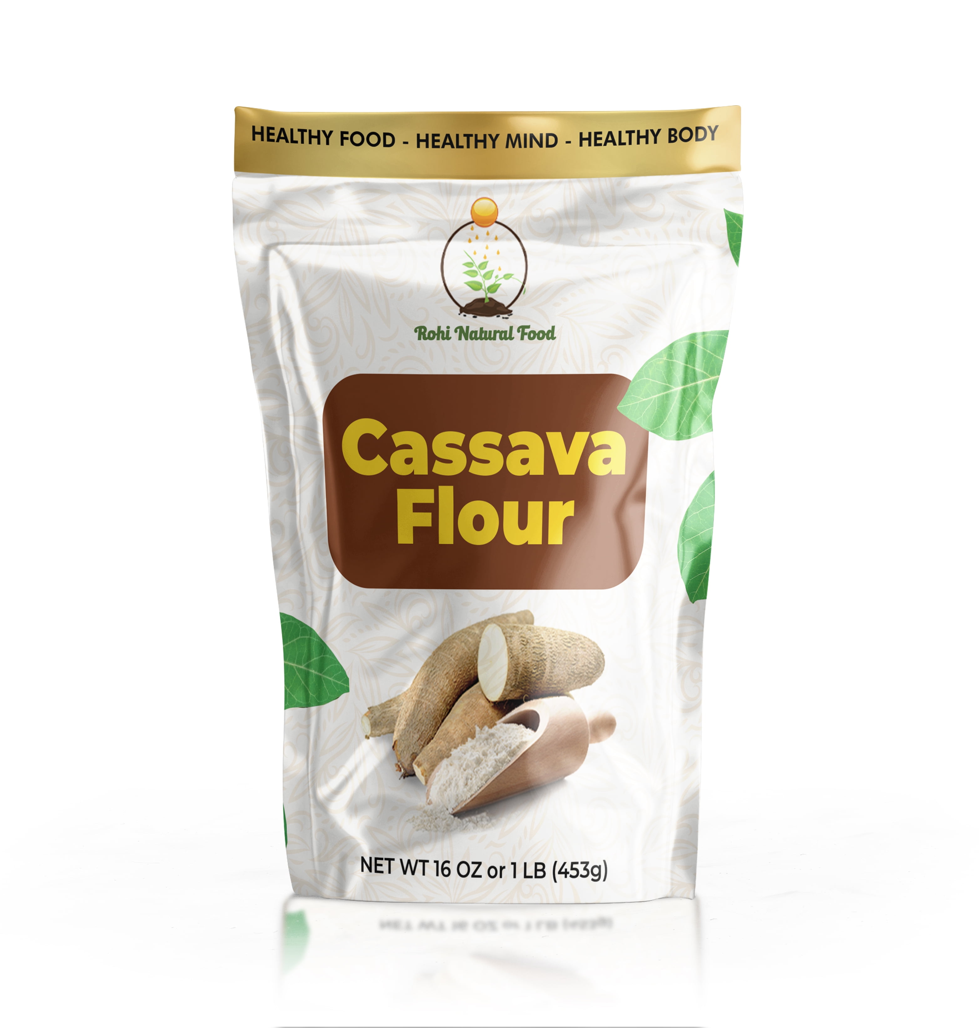 Rohi Natural Food Naturals 1lb Cassava Flour - Grain-Free, Gluten-Free ...