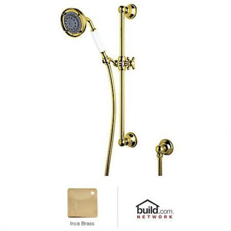 Rohl 1310 Spa Shower 1.8 GPM Multi Function Hand Shower Package - Brass ...