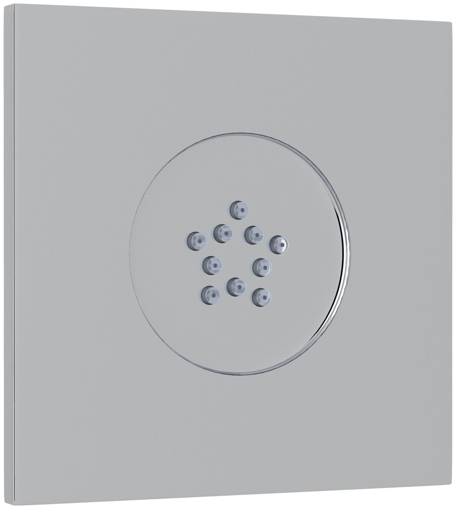 Rohl 24960APC 1-Hole Flat Panel Rectangular Swivel Body Spray with 10 ...