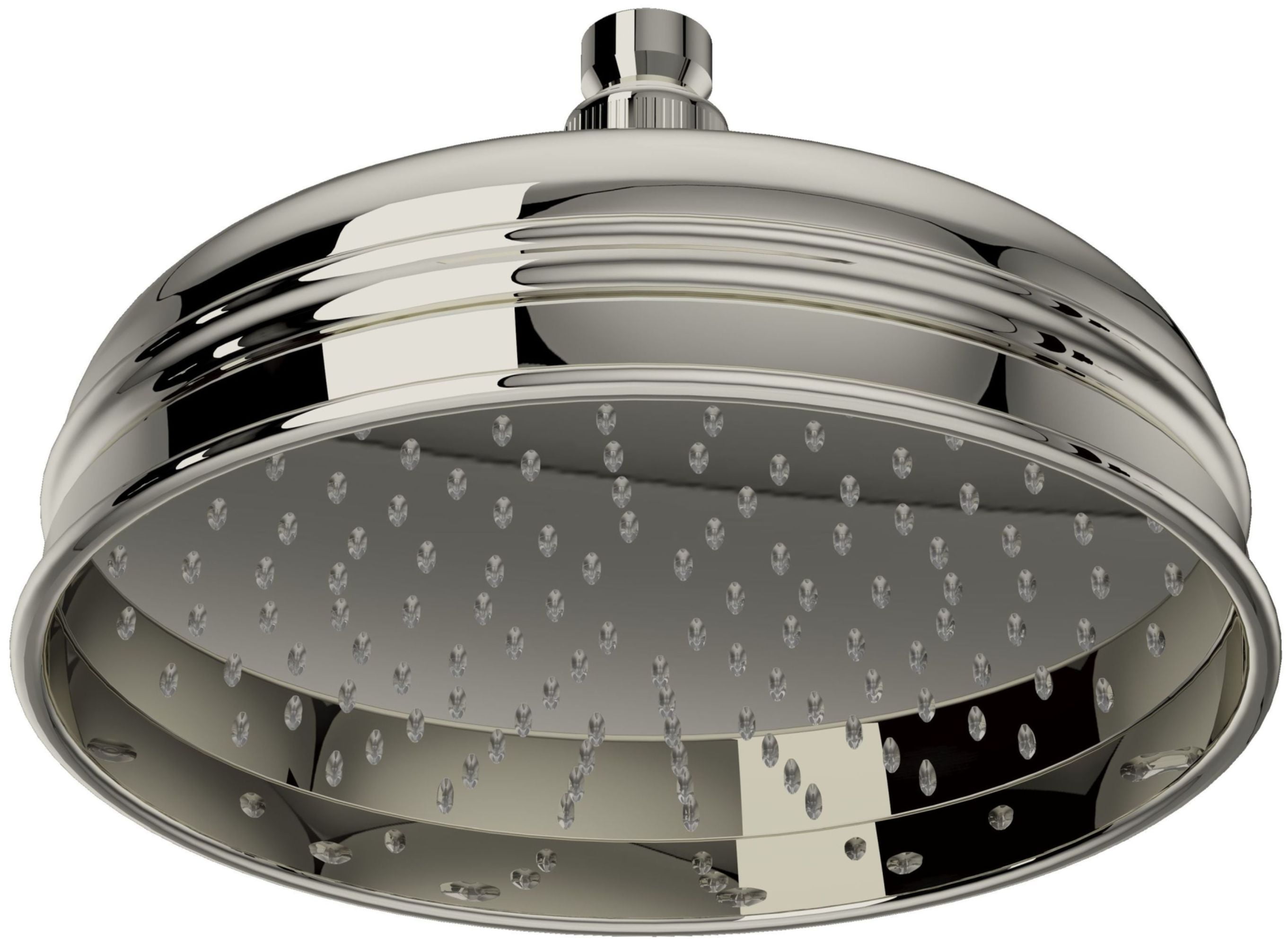 Rohl 8" Diameter Bordano Shower Rose Showerhead With Easy Clean Anti ...