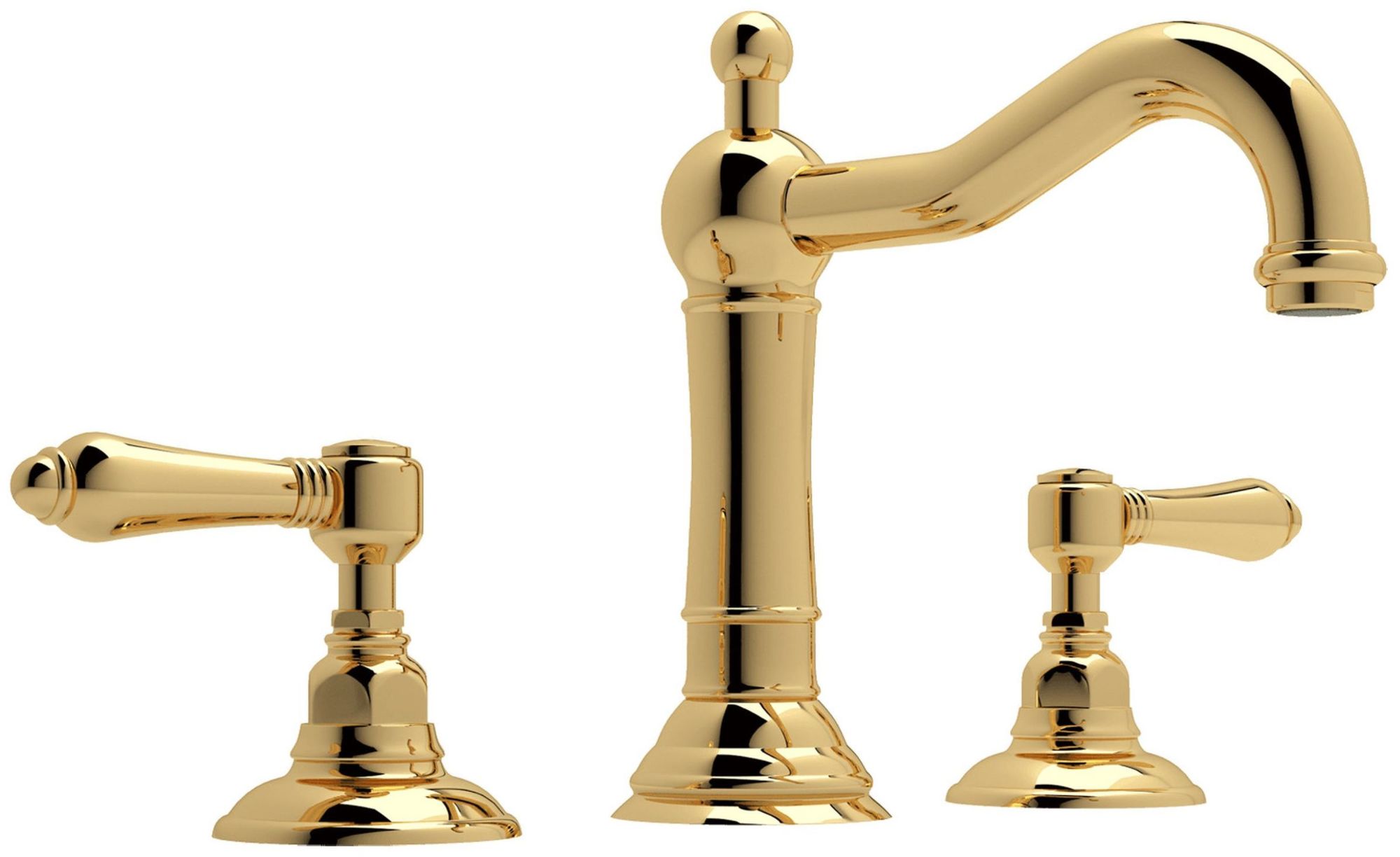 Rohl A1409lm-2 Acqui 1.2 GPM Widespread Bathroom Faucet - Brass ...