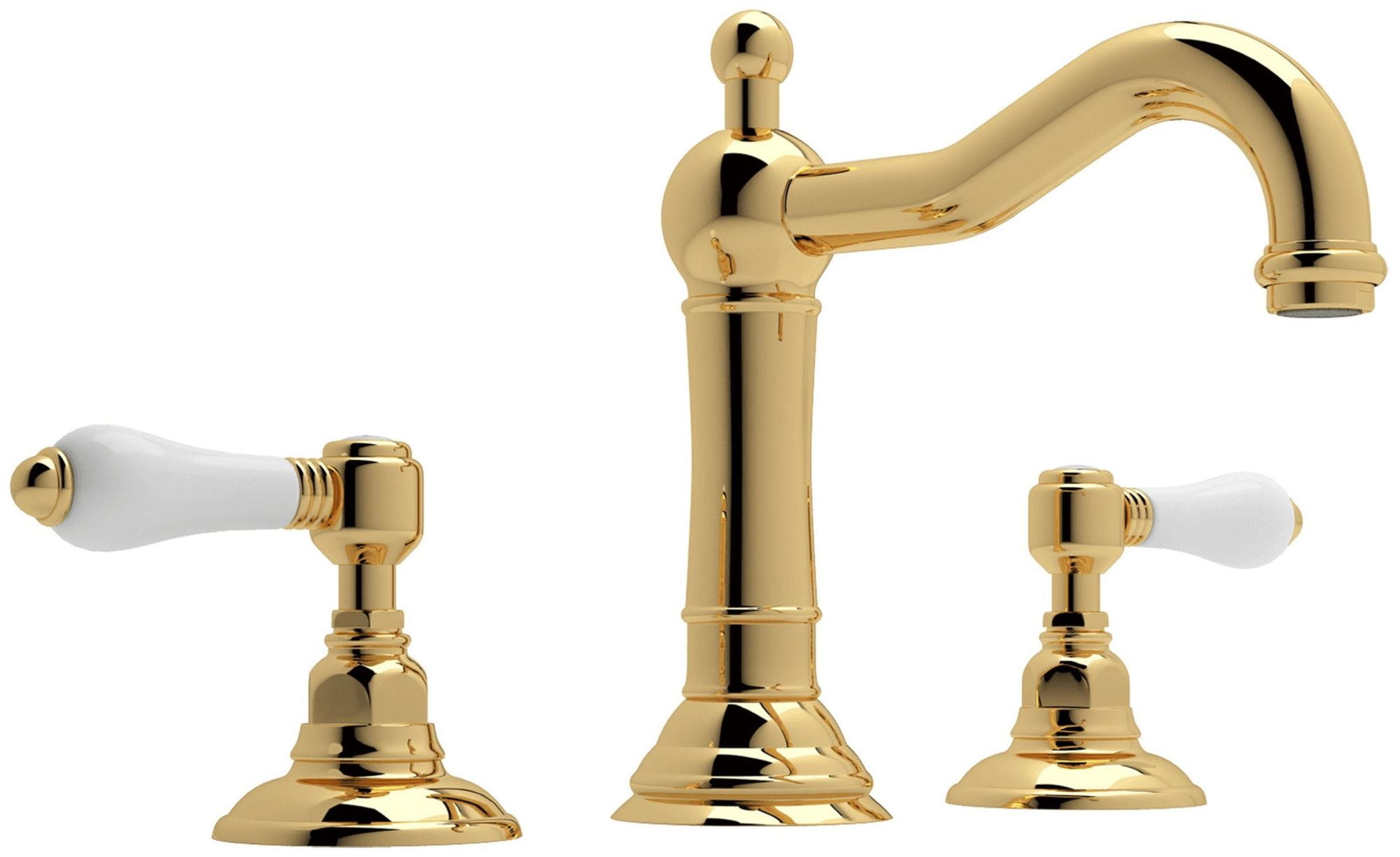 Rohl A1409lp-2 Acqui 1.2 GPM Widespread Bathroom Faucet - Brass ...