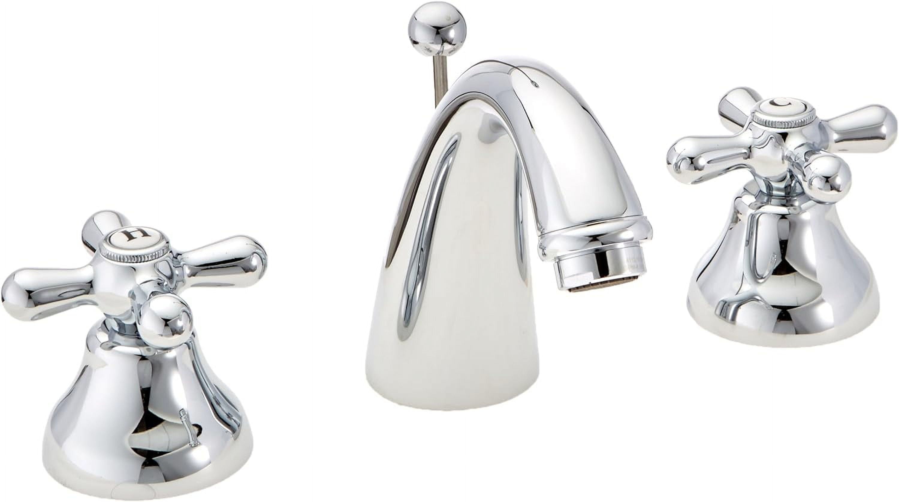 Rohl Italian Bath Verona Three Hole Widespread Lavatory Faucet In ...