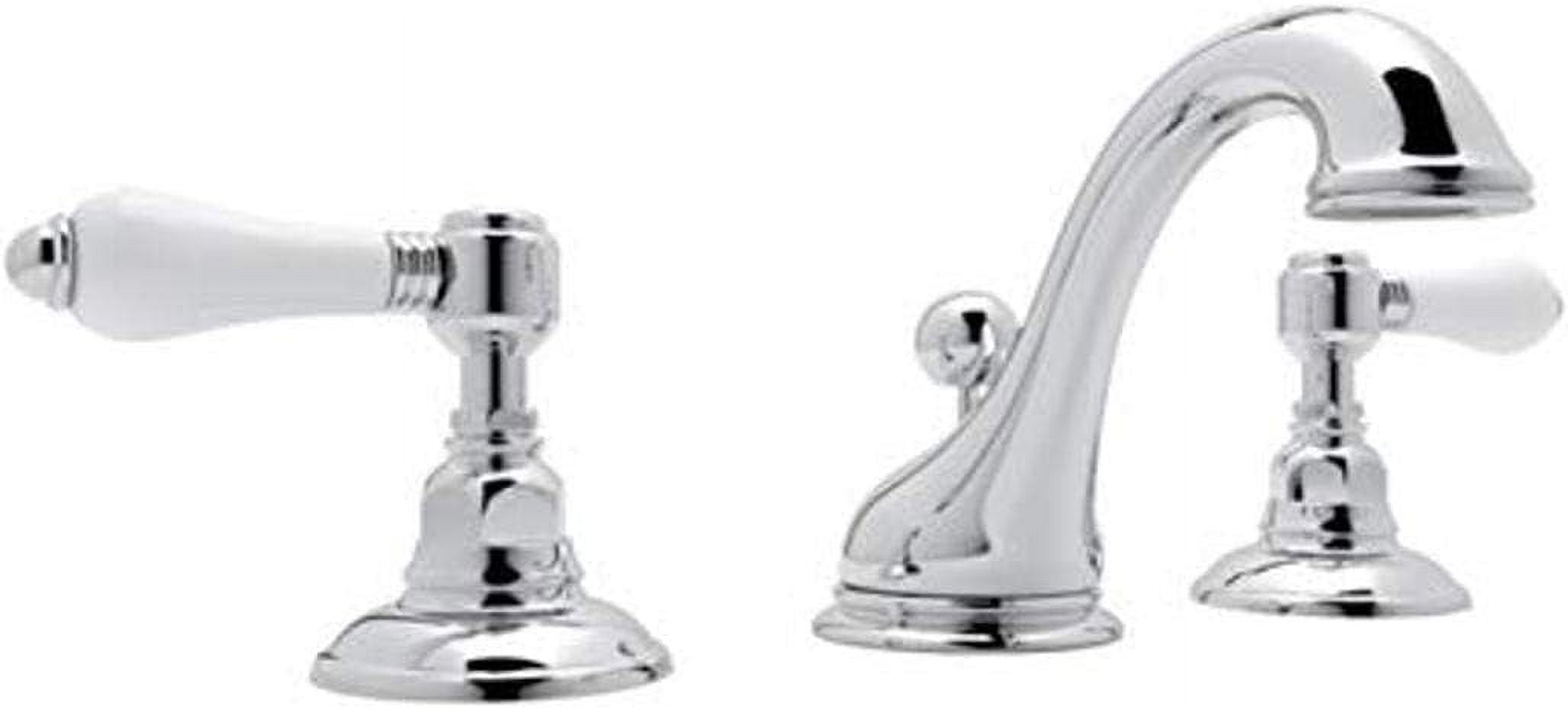 Rohl Italian Bath Viaggio Widespread Lavatory Faucet In Polished Chrome ...