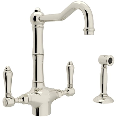 Free Shipping! Rohl Italian Kitchen Acqui Three Leg Bridge Faucet With ...