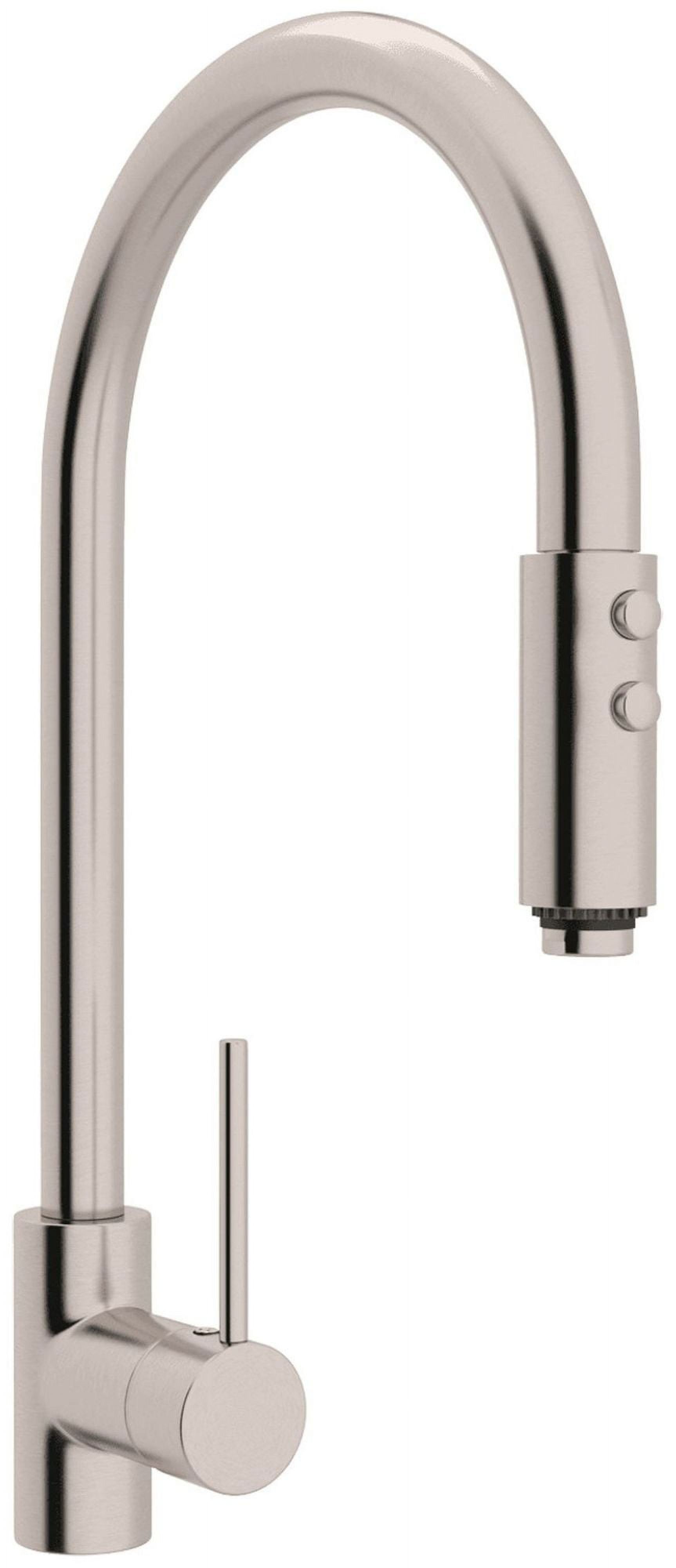 Rohl Ls57l-2 Pirellone 1.8 GPM Single Hole Pull Down Kitchen Faucet ...