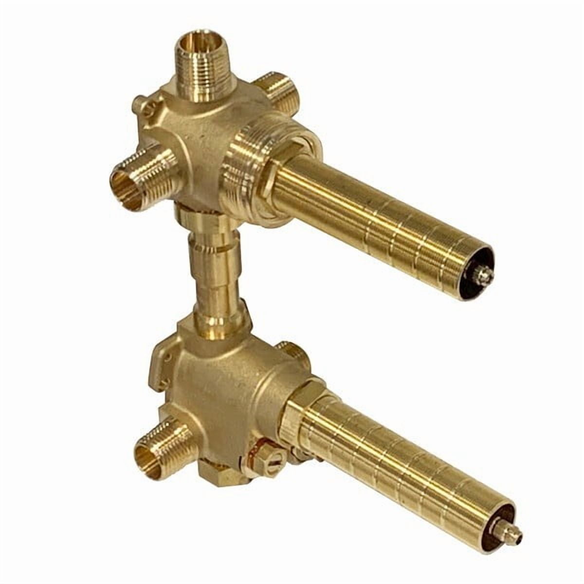 Rohl R1053BD 1/2" Brass Thermostatic Rough In Valve with Integrated ...