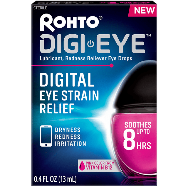 Rohto Digi-Eye, Computer Screen Soothe, Dry Eye Relief Drops, 0.4 Oz - Walmart.com