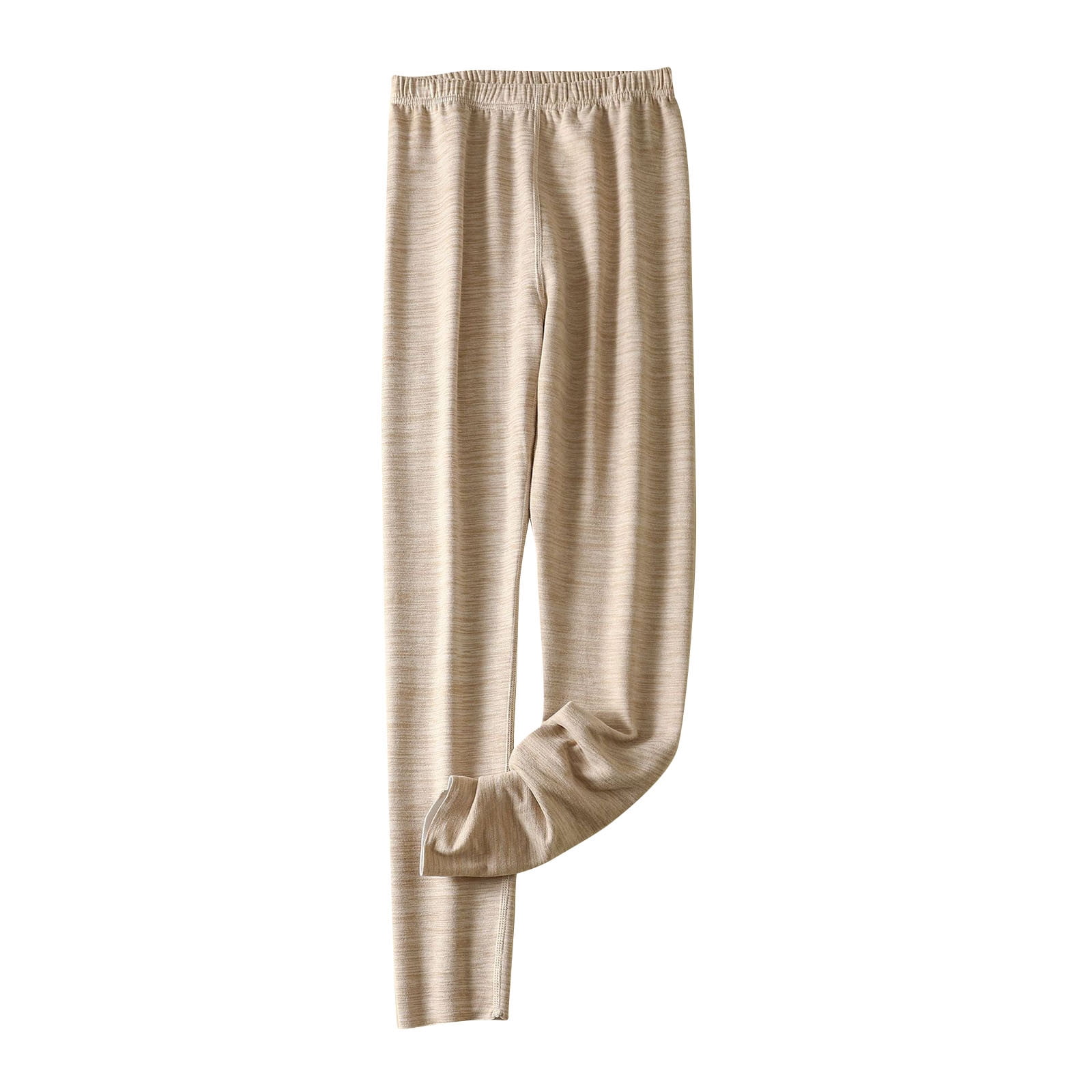 ZQUUVOU Long Johns Thermal Pants for Womens Solid Color Warm Pants ...